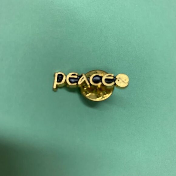 No Brand | Accents | Peacegoldtonehatlapelpin | Poshmark